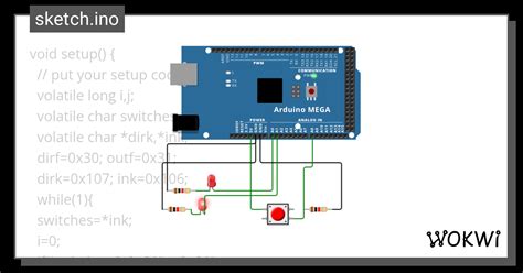 Two Switch T Wokwi Esp32 Stm32 Arduino Simulator