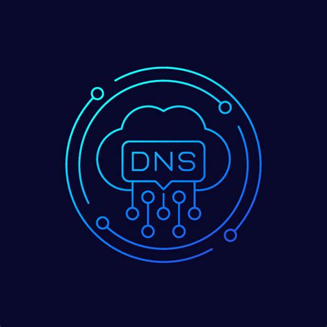 Dns Icon Line Vector Design 13019868 Vector Art At Vecteezy