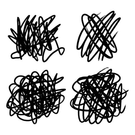 빈티지 페인트 스트로크 어떤 목적을 위한 훌륭한 디자인 프리미엄 벡터