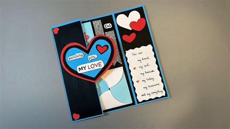 Diy Love Greeting Card Beautiful Handmade Greeting Card Tutorial