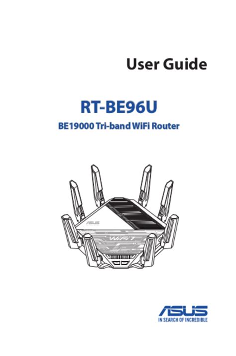 User Manual Asus Rt Be U English Pages