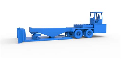 Artstation 3d Printable Diecast Tractor Pulling Sled Scale 1 To 25