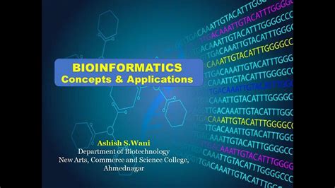 Bioinformatics Concepts And Applications Part 1 Youtube