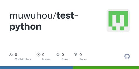 Github Muwuhoutest Python