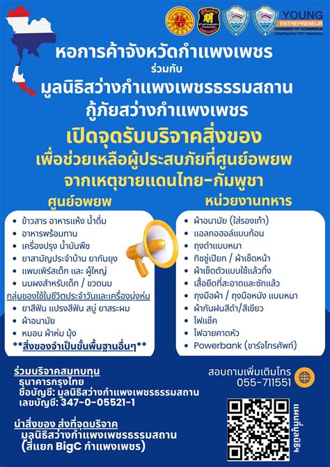 หอการค้าจังหวัดกำแพงเพชร หอการค้าจังหวัดกำแพงเพชรและกลุ่มผู้ประกอบการรุ่นใหม่หอการจังหวัด