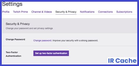 How To Repair Twitch Authentication Error In Windows PC IR Cache