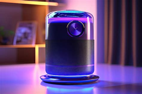 Premium Photo Smart Speaker With Voice Assistant