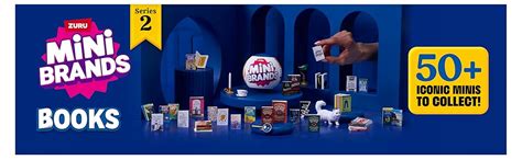Mini Brands Mini Books Series 2 Capsule By Zuru Collectible Miniature
