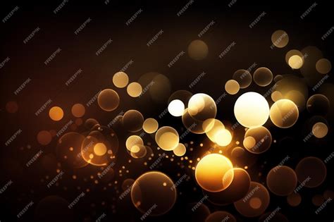 Premium Photo Abstract Bokeh Background Generative Ai