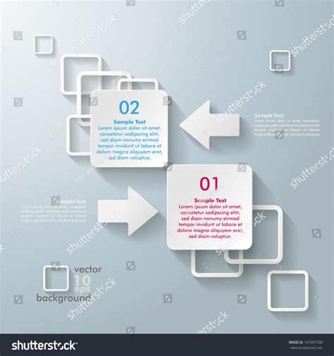 Infographic Design White Rectangle Squares On Stock Vector Royalty Free 147907709 Shutterstock
