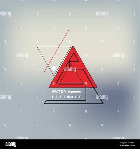 Vector Abstract Pattern With Triangle Connect Lines And Dots On Gradient Background Stock