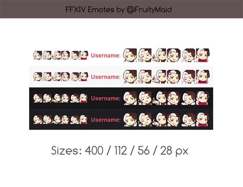 Ffxiv Emote Set 8 Emet Selch Etsy