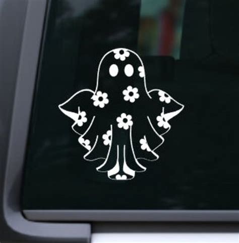 Daisy Ghost Decal Sticker Cute Vinyl Decal Laptop Decal Car Window
