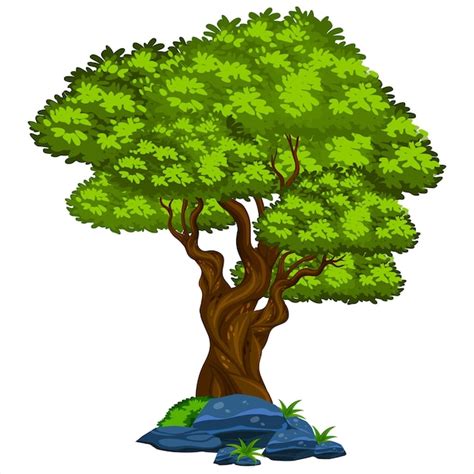 Premium Vector Colorful Tree Vector