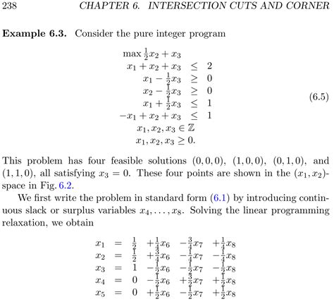 Simplex Help Me Reproduce This Tableau From The Integer Programming Book Operations