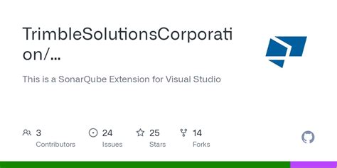 Github Trimblesolutionscorporationvssonarqubeextension This Is A Sonarqube Extension For