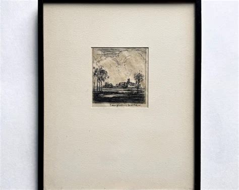Rare Thomas Callander Campbell Mackie Architectural Etching Scottish Landscape Etsy