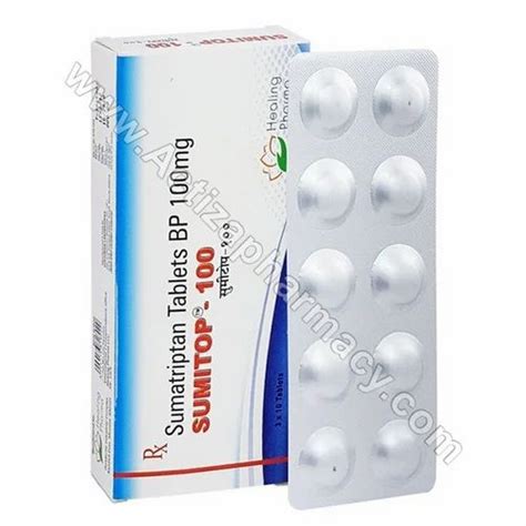 Sumatriptan Tablet Packaging 100 Tablets Packaging Type Box At ₹ 80 Stripe In Surat