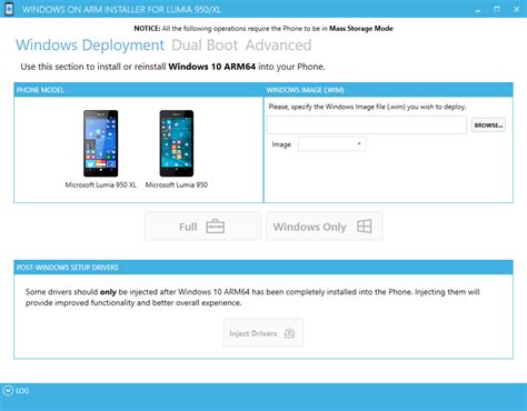 GitHub Imperador Lumia WoA Installer GUI Tool To Install Windows On ARM For Lumia 950 XL