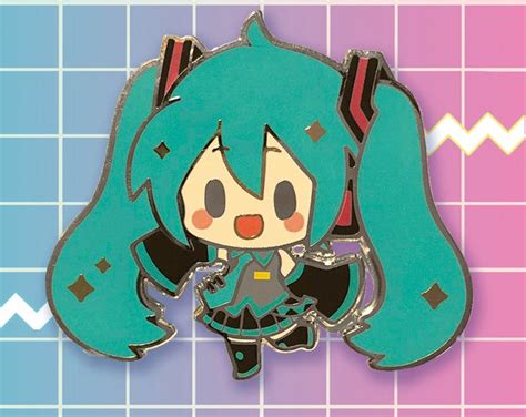 Hachune Miku Spring Fidget Enamel Pin Etsy