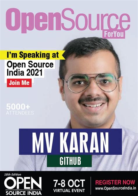 karan m v on linkedin opensource india github