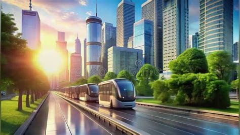 Autonomous Ai Driven Public Transit Stock Video Video Of Driven Transit 341077315