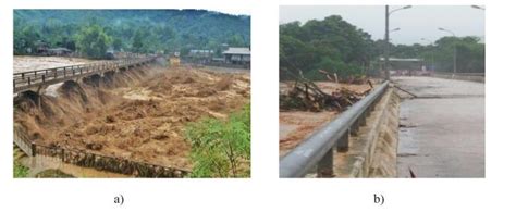 Numerical Simulation Of Submerged Flow Bridge Scour Under Dam Break Flow Using Multi Phase Sph