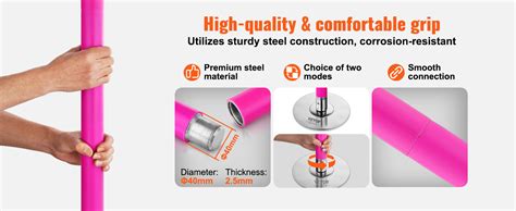 VEVOR Professional Dancing Pole Spinning Static Dancing Pole Kit