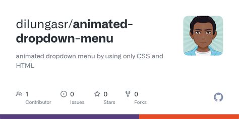 Github Dilungasranimated Dropdown Menu Animated Dropdown Menu By
