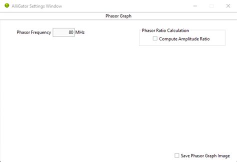 Settings Window AlliGator 1 00 Documentation