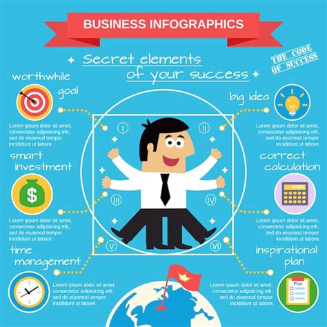 Premium Vector Business Infographic Template Set
