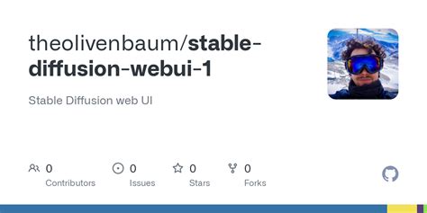 GitHub Theolivenbaum Stable Diffusion Webui Stable Diffusion Web UI
