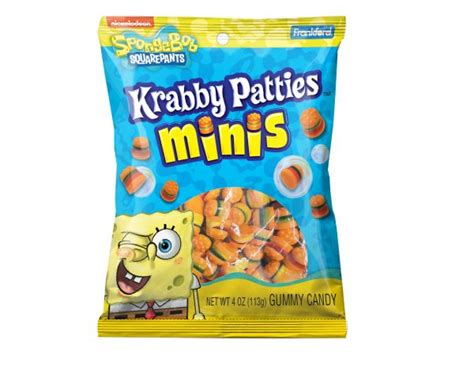 Spongebob Squarepants Krabby Patties Minis 5oz Peg Bag 1 Bag