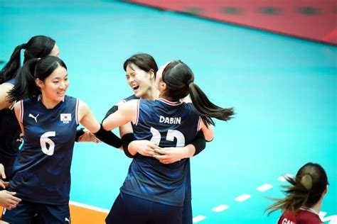 ‘신은지 서브 통했다 U21 여자배구 크로아티아 3 2로 꺾고 세계선수권 첫 승 신고