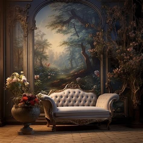 Romanticism Interior Design Natura Emphasizing