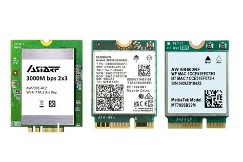 New M2 Wifi 7 Modules From Mediatek Intel Broadcom And Qualcomm Deliver High Speed