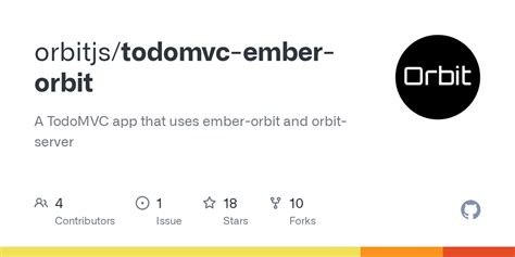 Github Orbitjs Todomvc Ember Orbit A Todomvc App That Uses Ember Orbit And Orbit Server
