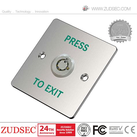 Key Waterproof Push Switch Access Door Exit Button Door Release Button And Push Button