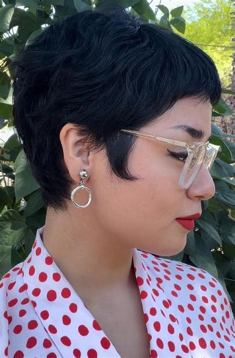 Very Short Pixie Haircut With A Vintage Inspired Sculpted Finish