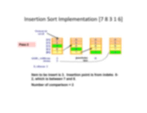 Solution Understanding Data Structure Algorithm Insertion Sort Solved