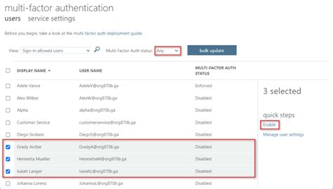 Enable Disable MFA In Azure Active Directory TheITBros