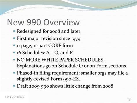 Ppt Whats New For Form 990 Powerpoint Presentation Free Download Id 71901