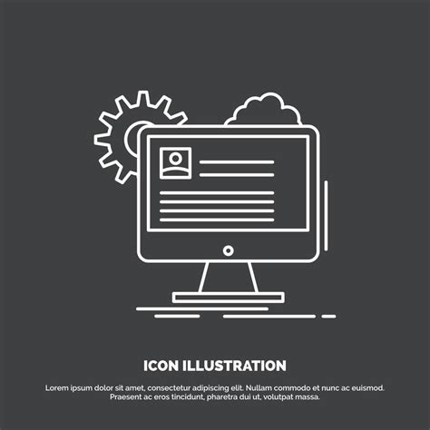 Account Profile Report Edit Update Icon Line Vector Symbol For Ui And Ux Website Or Mobile