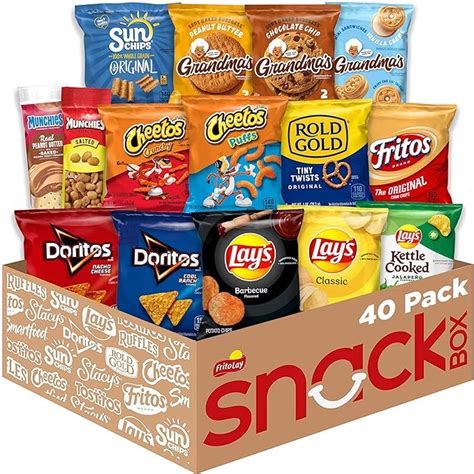 Frito Lay Ultimate Classic Snacks Package Variety Assortment Of Chips Cookies Crackers