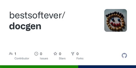 Github Bestsofteverdocgen
