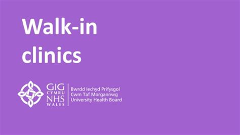 Walk In Web Eng Cwm Taf Morgannwg University Health Board