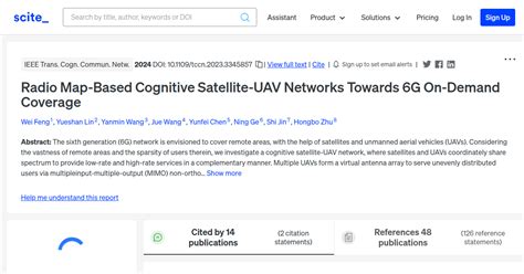 Radio Map Based Cognitive Satellite Uav Networks Towards 6g On Demand Coverage