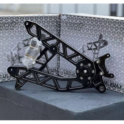 Hypertech Cnc Ultimate Pro Arm Xmax V1 And Xmax V2 Silver And Premium Black Edition Swing Arm