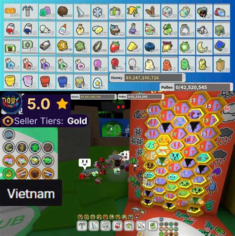 Bee Swarm Simulator 50 Bees Lvl 14 15 Red Hive Lots Of Ted