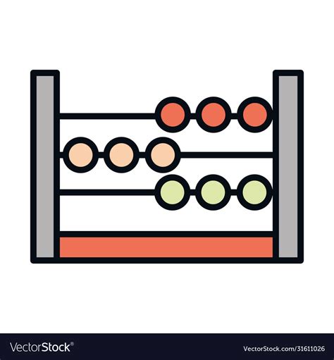 Math Education School Science Abacus Arithmetic Vector Image